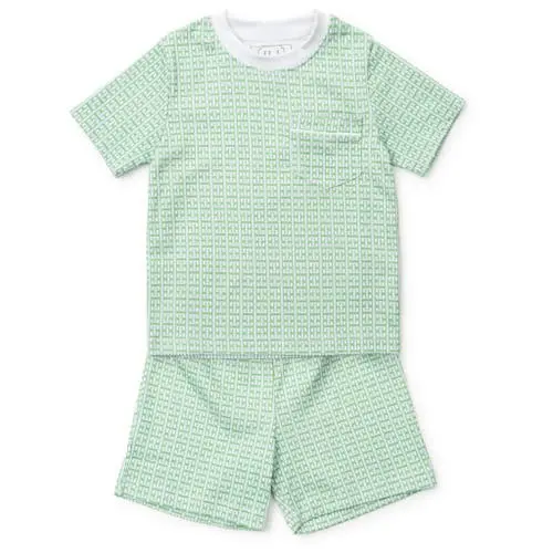 LILA AND HAYES Riley Pajama Short Set - Tennis Life