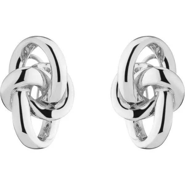 Demarson Asher Stud Earrings - Silver