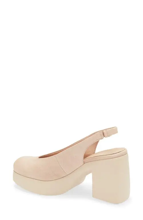 WONDERS Naima Platform Slingback Pump