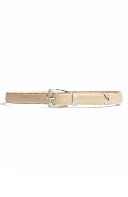 Khaite Benny Leather Belt - Dark Ivory 445