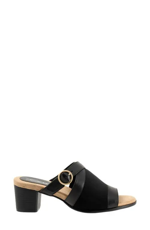 Trotters Mitzi Slide Sandal - Black