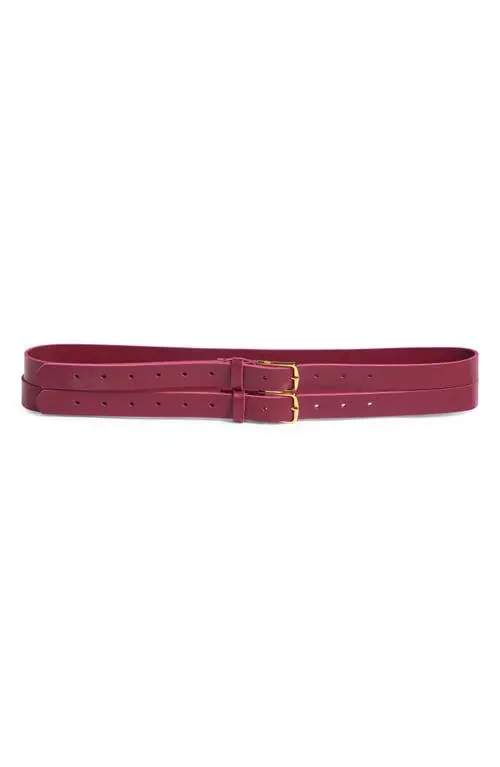 ADA Mallorca Double Leather Belt - Mora