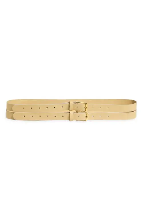 ADA Mallorca Double Leather Belt - Trench