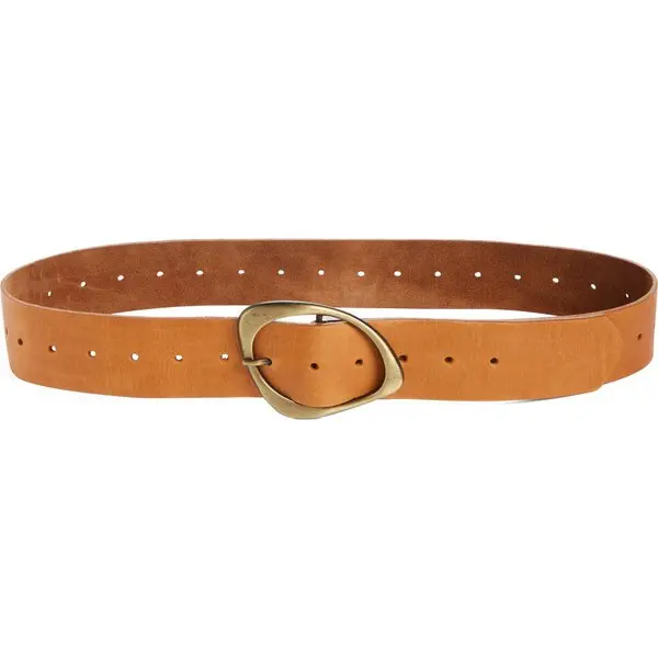 ADA Leather Belt - Cognac