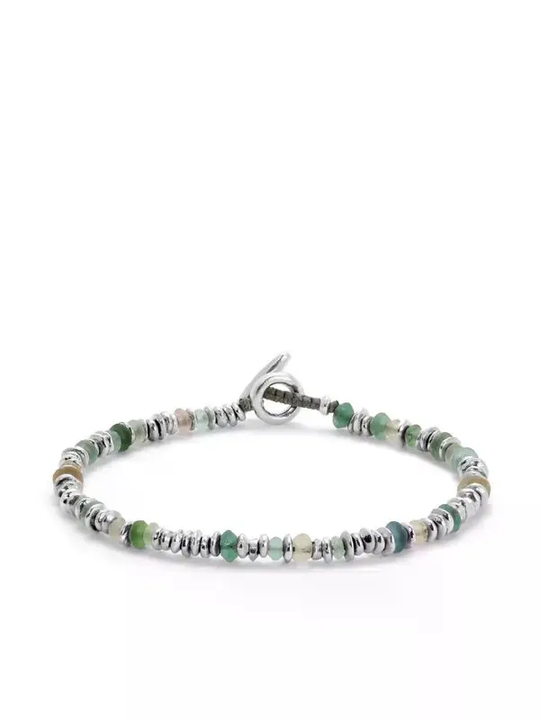 MAOR Pilla Bracelet With Roman Glass - Silver