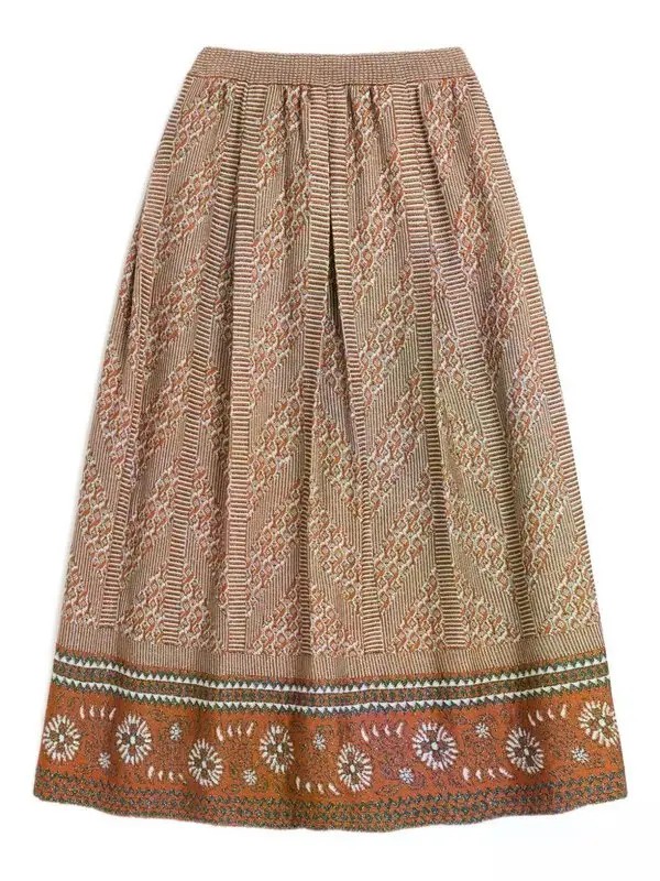 Valentino Garavani Midi Jacquard Skirt