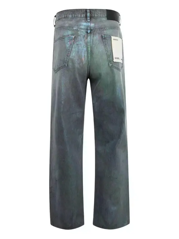 NAHMIAS Oil Spill Jeans - Grey