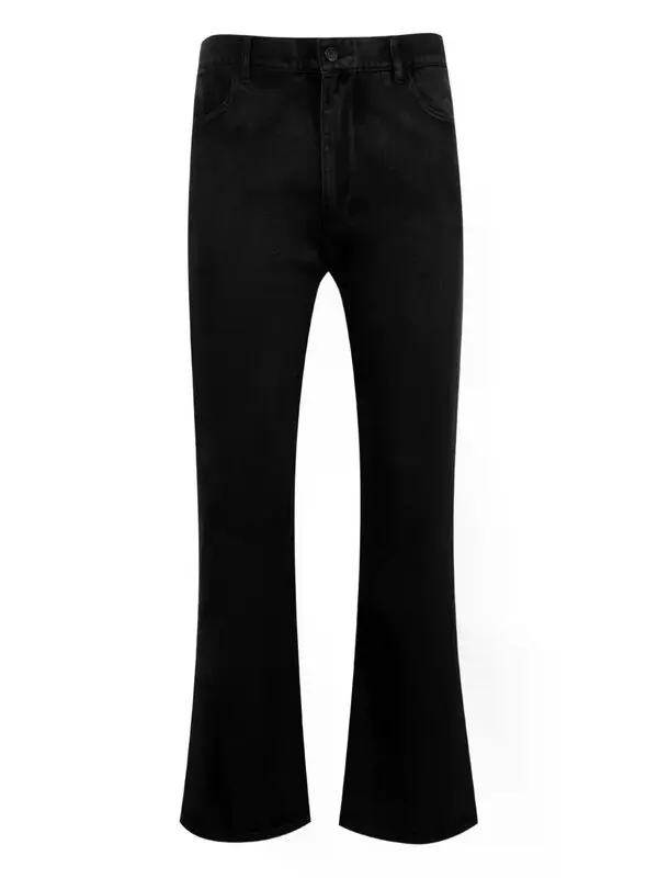 MIDNIGHT RODEO Waxed Bootcut Trousers