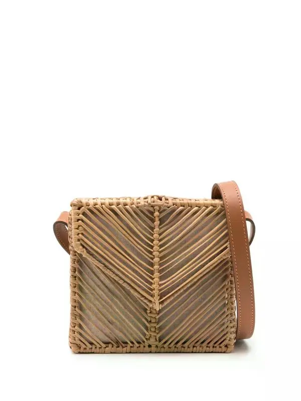 LENNY NIEMEYER Raffia Shoulder Bag