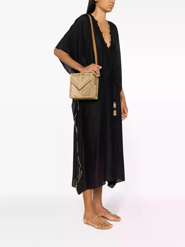 LENNY NIEMEYER Raffia Shoulder Bag