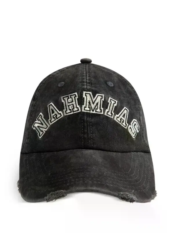 NAHMIAS Embroidered Logo Cap - Black