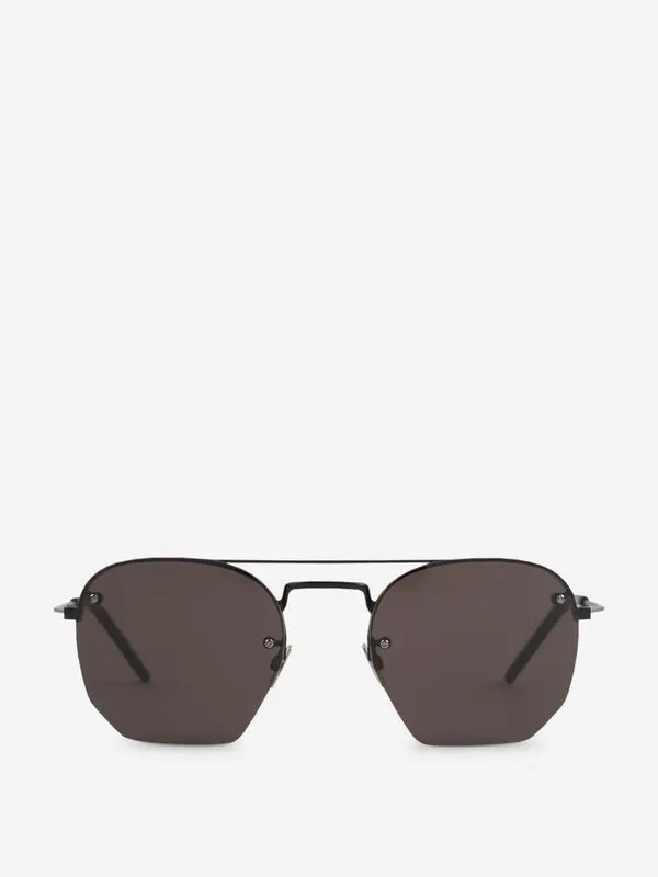 Saint Laurent Round Frame Sunglasses - Straight Jeans