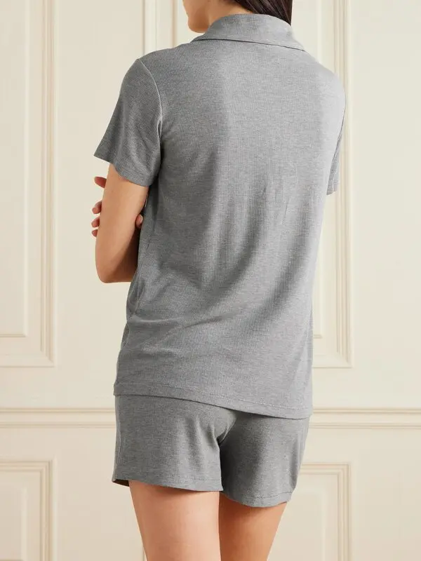 SKIMS Soft Lounge Rib Sleep Set - Gray
