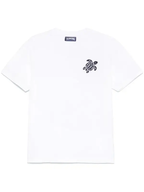 Vilebrequin Logo-embroidered T-shirt - White