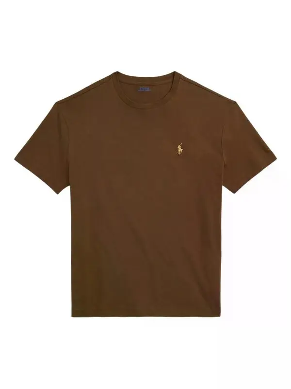 Polo Ralph Lauren Crew-neck Cotton T-shirt - Brown