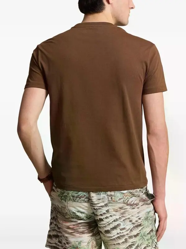Polo Ralph Lauren Crew-neck Cotton T-shirt - Brown