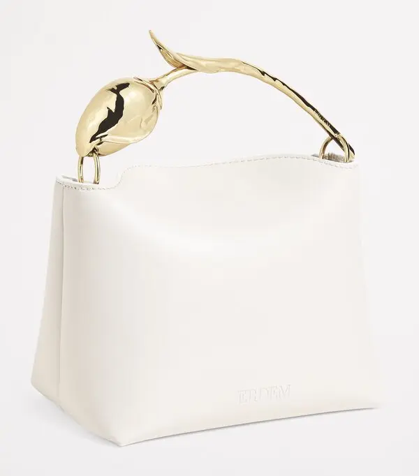 Erdem Mini Leather Bloom Top-handle Bag