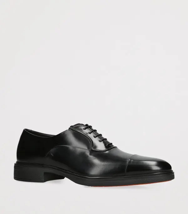 Santoni Leather Oxford Shoes