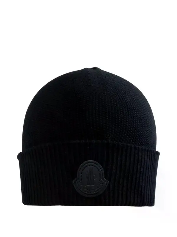 Moncler Cashmere-blend Beanie - Blue
