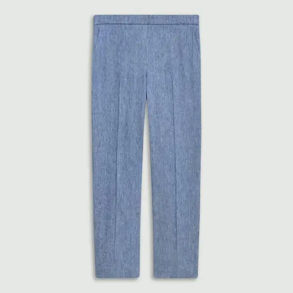 Theory Treeca Pull-on Pant In Fluid Linen