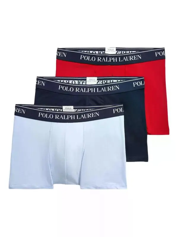 Polo Ralph Lauren Logo-waistband Boxers - Blue