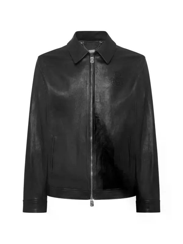 BILLIONAIRE Logo-plaque Jacket