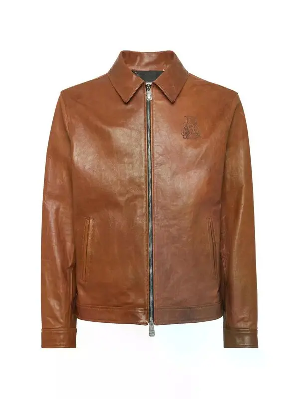 BILLIONAIRE Logo-embroidered Jacket