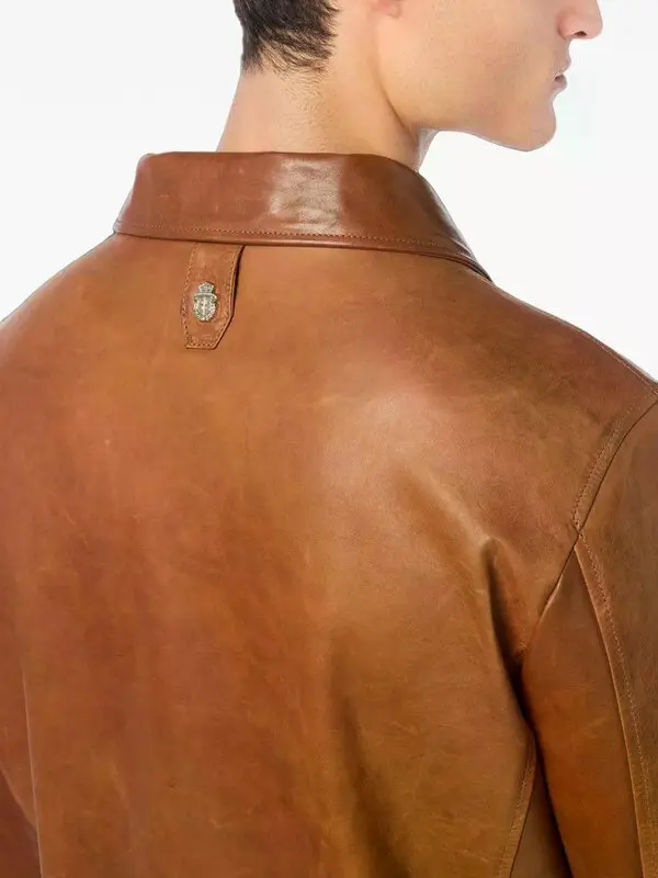 BILLIONAIRE Logo-embroidered Jacket