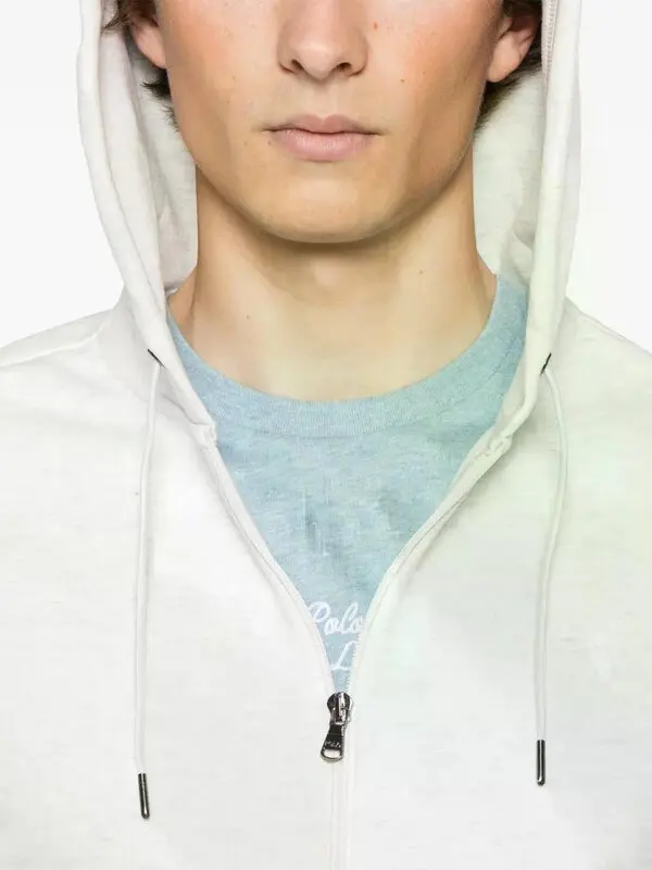 Polo Ralph Lauren Mélange-effect Hoodie - Grey