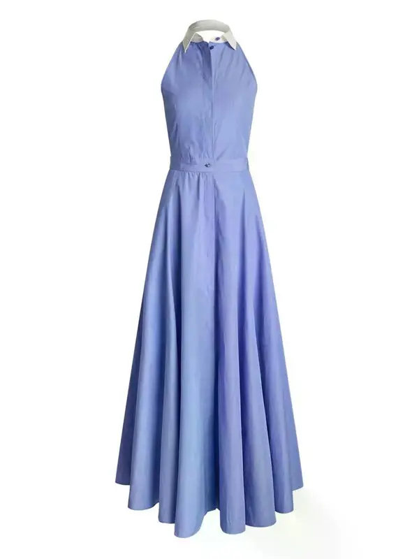 Ralph Lauren Cotton Maxi Dress - Blue