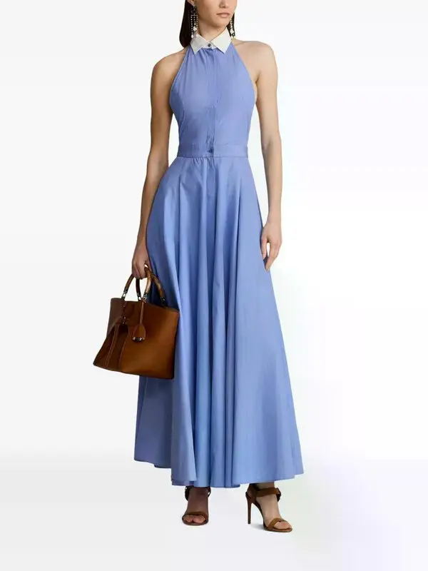 Ralph Lauren Cotton Maxi Dress - Blue
