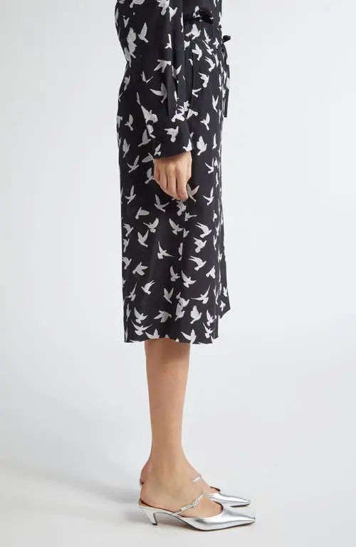 Stella McCartney Mini Birds Silk Shorts