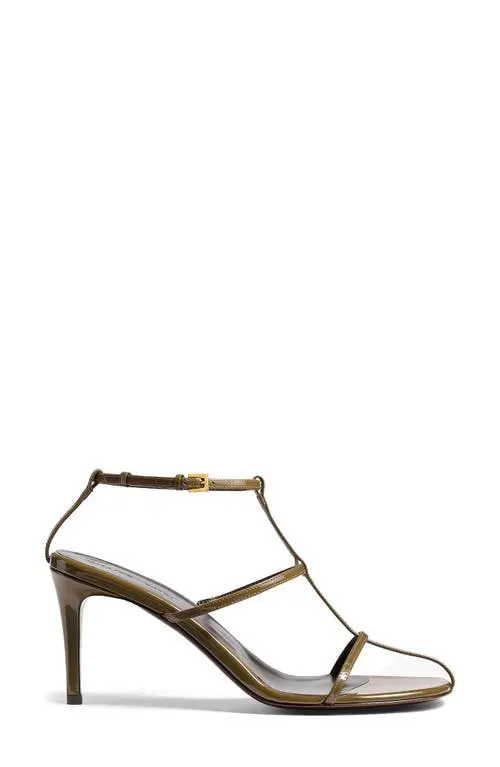 Khaite Cage Sandal - Dark Olive