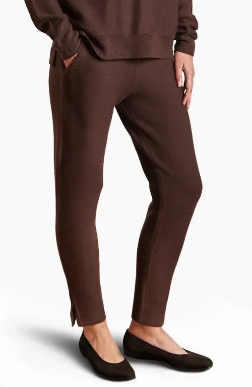 OYUN Luxe Slim Pants In Cashwool - Acai