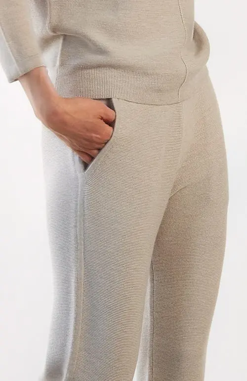 OYUN Luxe Slim Cashwool Pants - Oyster