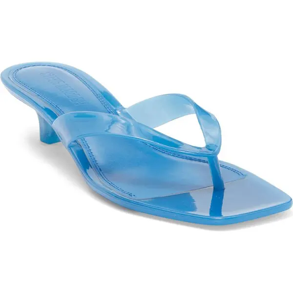 Steve Madden Tracie Kitten Heel Flip Flop - Blue