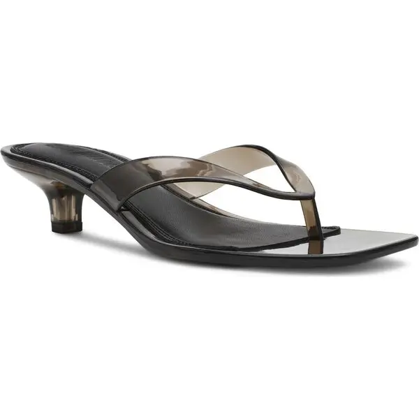 Steve Madden Tracie Kitten Heel Flip Flop - Smoke