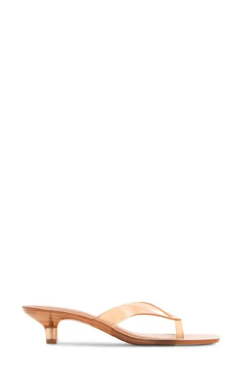 Steve Madden Tracie Kitten Heel Flip Flop - Tan