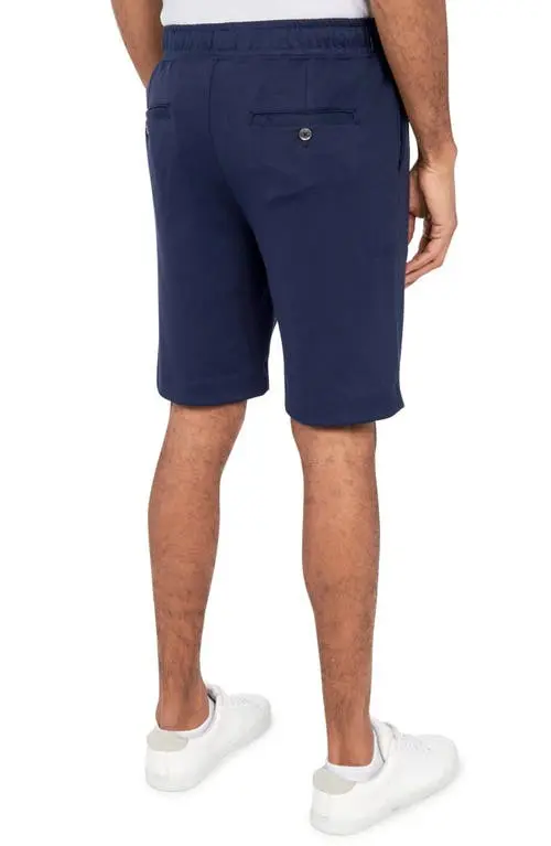 BROOKLYN BRIGADE Slim Fit Solid Drawstring Shorts - Navy