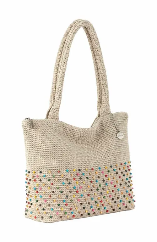 THE SAK Crafted Classics Carryall Bag - Ecru Multi Beads