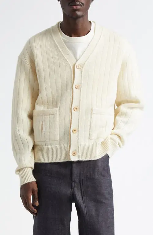 Visvim Mohair & Cotton Blend Cardigan