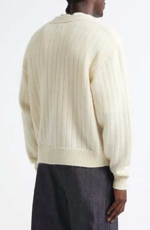 Visvim Mohair & Cotton Blend Cardigan