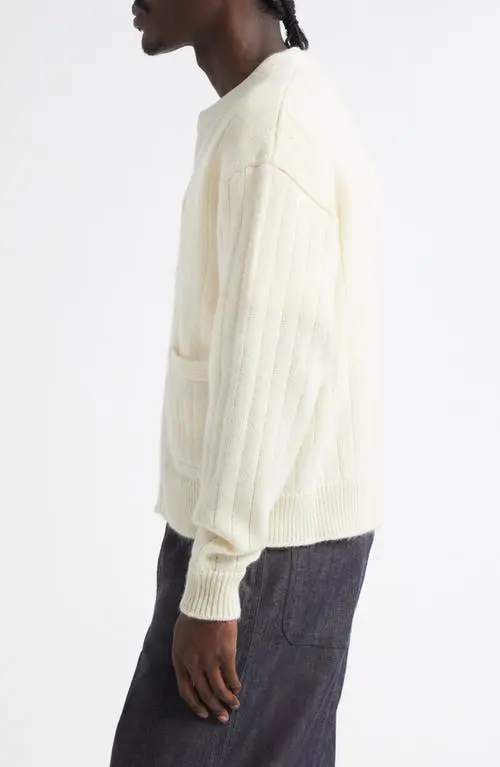 Visvim Mohair & Cotton Blend Cardigan