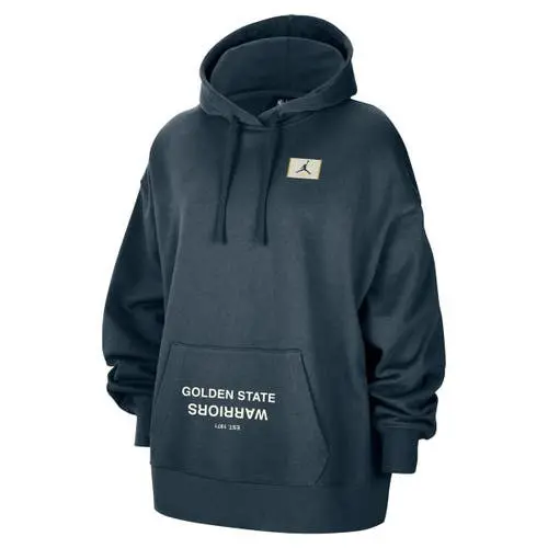 JORDAN BRAND Golden State Warriors Courtside Statement Edition Oversize Pullover Hoodie