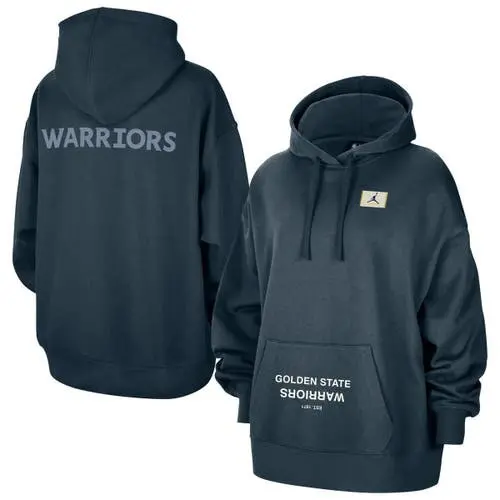 JORDAN BRAND Golden State Warriors Courtside Statement Edition Oversize Pullover Hoodie