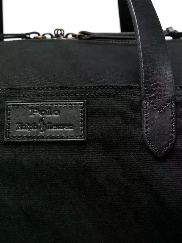 Polo Ralph Lauren Medium Canvas Duffle Bag - Black