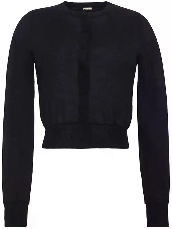 Adam Lippes Fine-knit Cardigan - Black