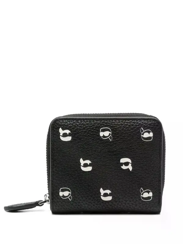 Karl Lagerfeld Logo-debossed Wallet - Black