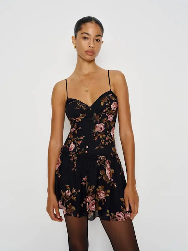 REFORMATION Citrus Mini Dress