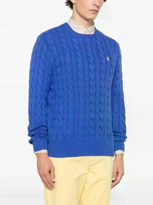 Polo Ralph Lauren Pony-embroidered Sweater - Blue